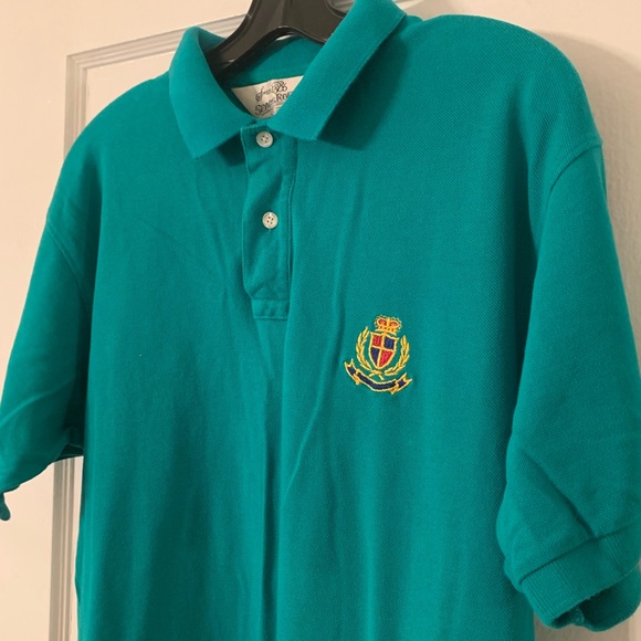 Sears | Shirts | Vintage Sears Roebuck Polo Wcrest Sz L | Poshmark